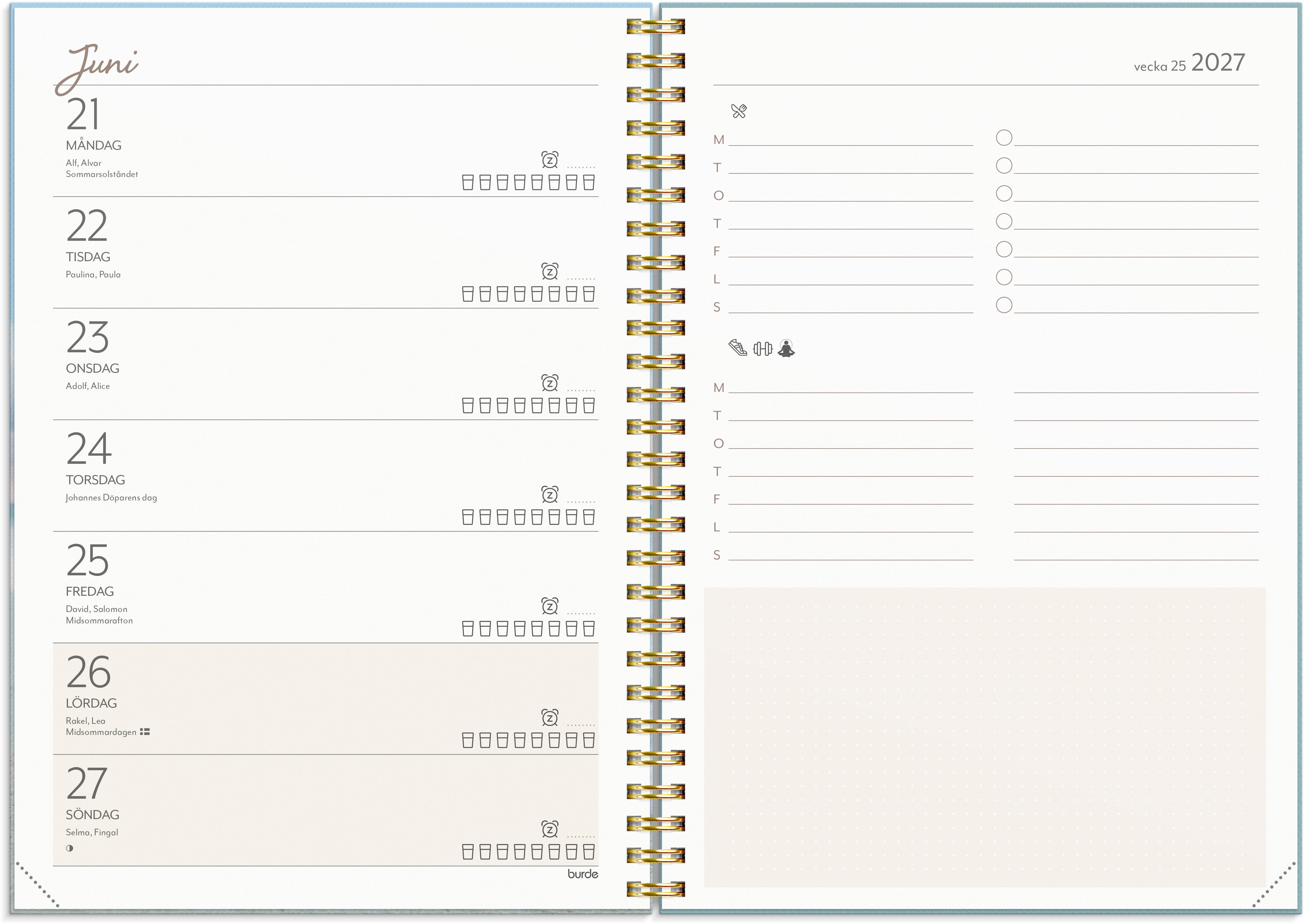Life Planner Feel good 2027 Burde